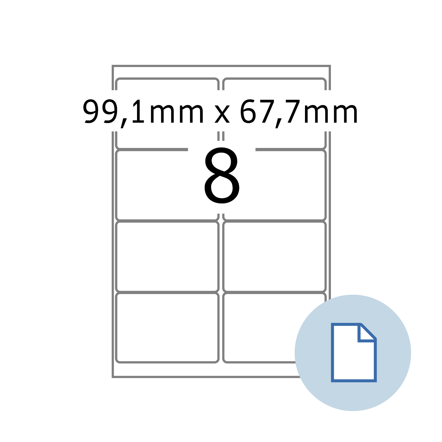 HERMA Labels on A4 sheets, 8758, paper white, 99,1x67,7mm, 100 sheets ...